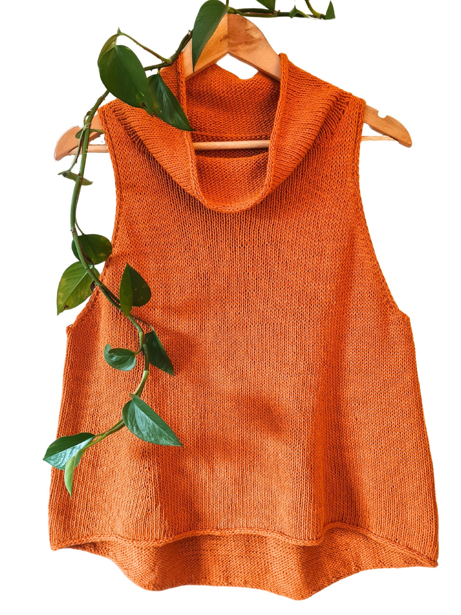 Sienna Tank Knitting Pattern: A-line Cowl Neck Top (PDF Pattern) - Etsy