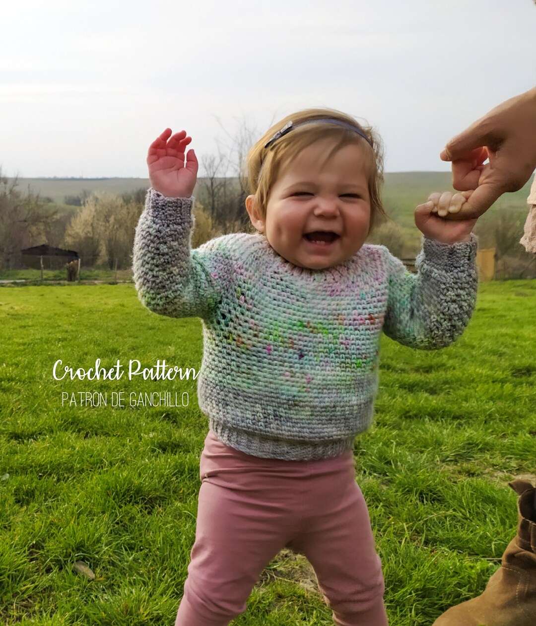 Crochet Pattern >> Cropped Raglan Sleeves Color Fade Linen Stitch ...