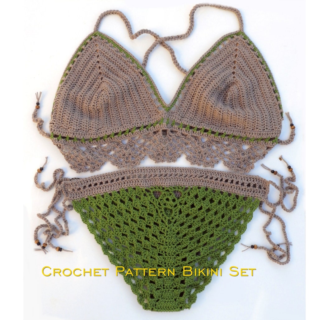 Crochet Pattern Bikini Set, Mix and Match - Etsy