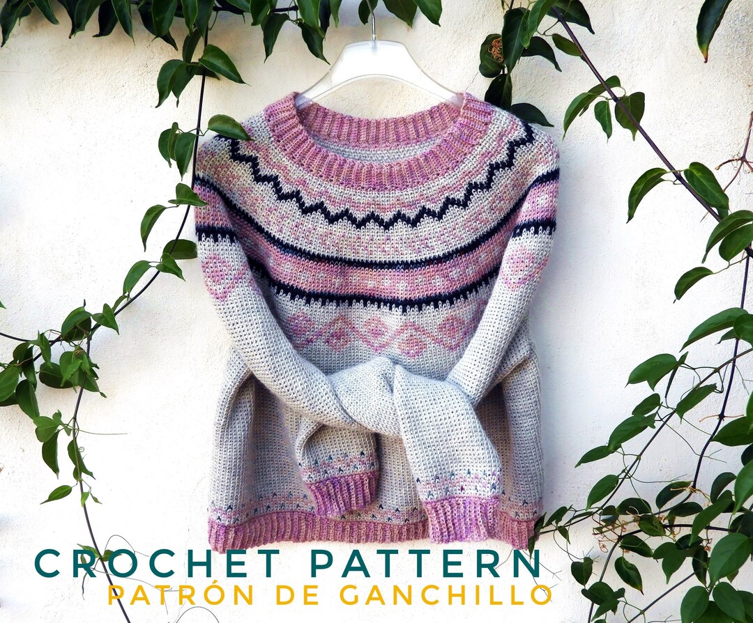Aztec Sweater Crochet Pattern - Etsy