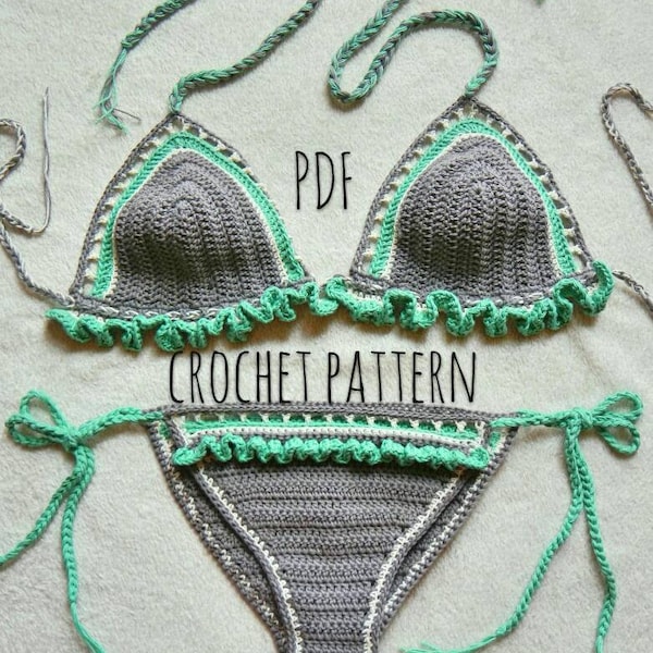 Bikini Pattern - Etsy