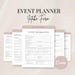 Event Planner Intake Form Template, Editable Event Management Form ...