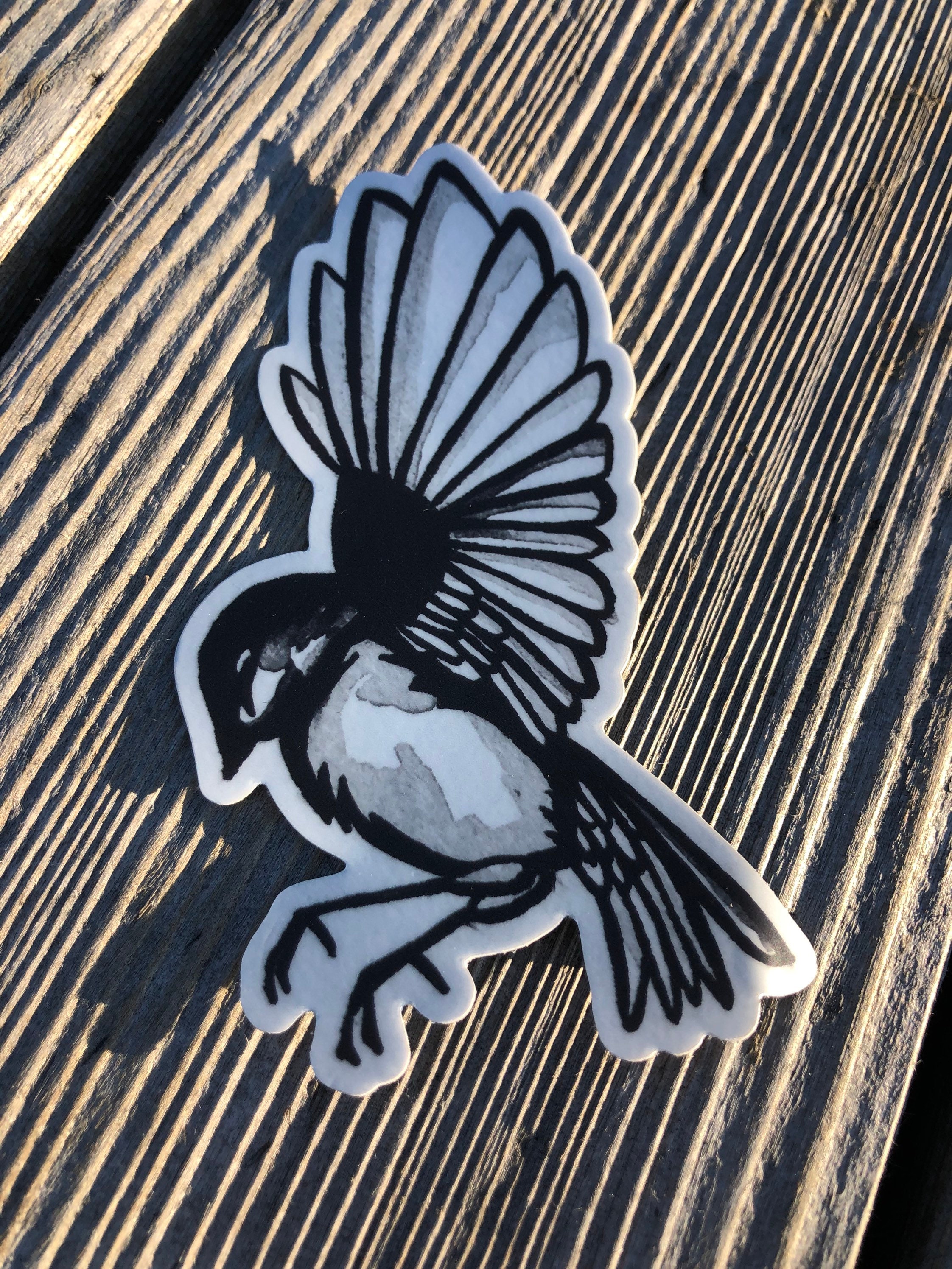 Chickadee Sticker - Etsy