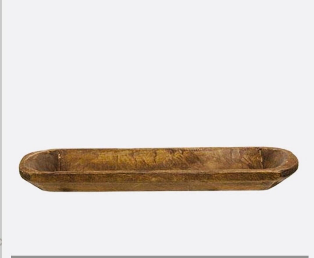 Carved Wood Bread Bowl - Etsy