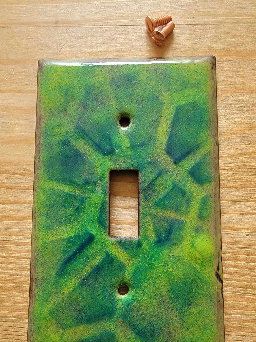 Single Light Switch Cover, Light Treasure, Functional Copper Art ...