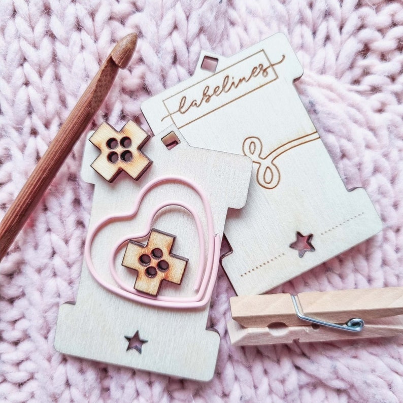 Small Wooden Cross Buttons for Handicrafts - Sewing, Knitting ...