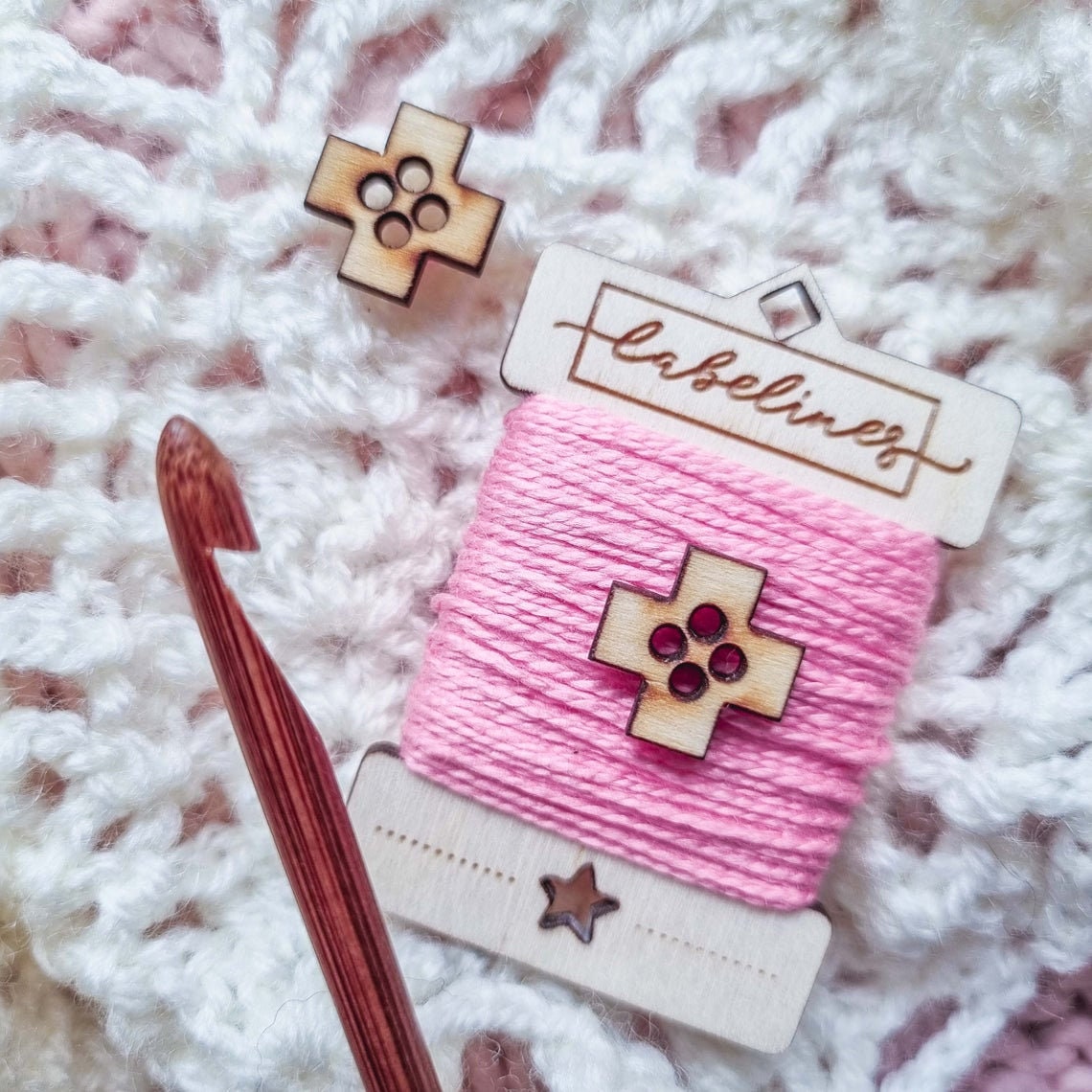 Small Wooden Cross Buttons for Handicrafts Sewing Knitting - Etsy UK