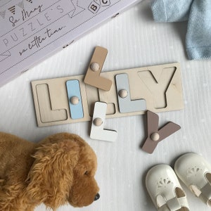 Custom 3D Puzzles With Pegs for Toddlers Personalized Gift for Baby ...