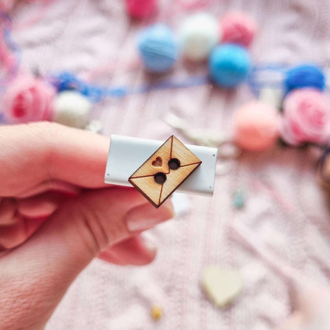Tiny Envelope Buttons | Love Letter Buttons |wedding Invitations ...