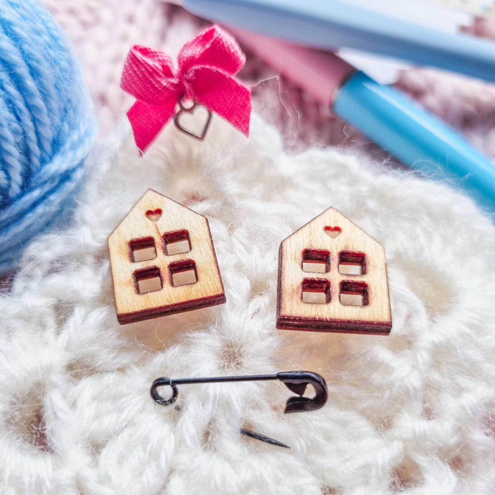 Tiny House Buttons Home Sweet Home for Homemade and - Etsy UK