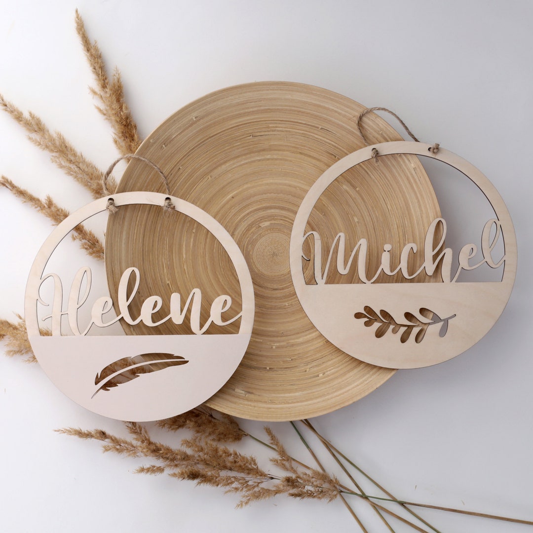 Name Tag, Name Tags, Personalised Family Sign, Door Signs, Baby Gift ...