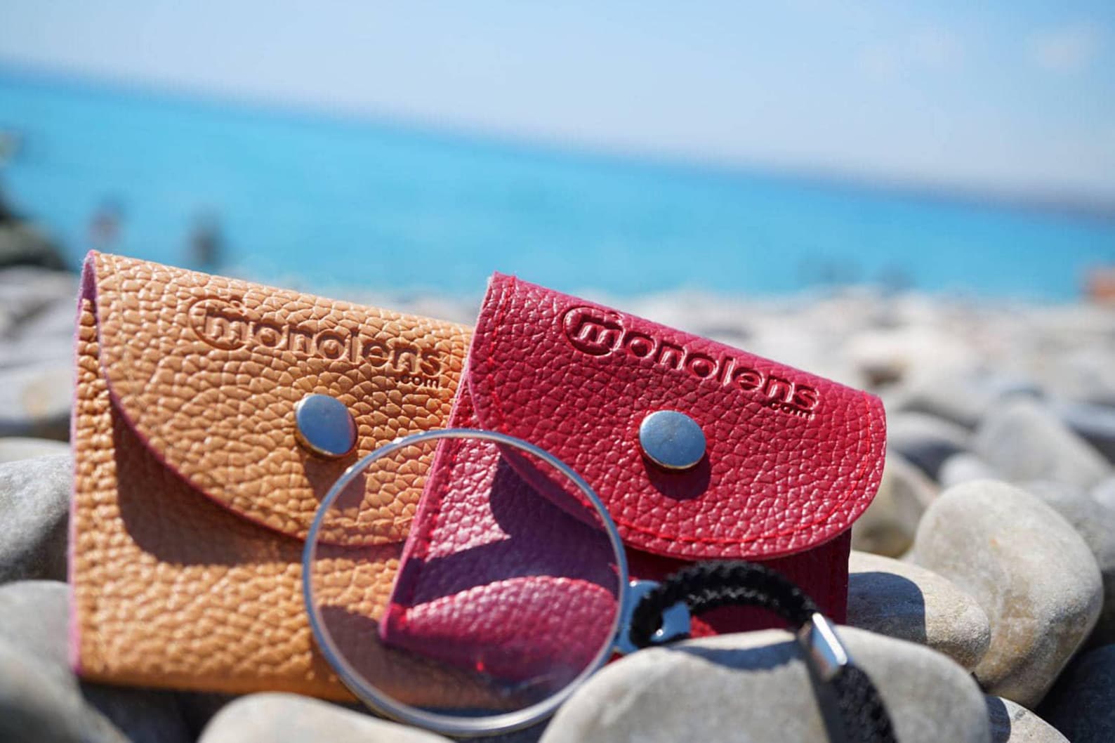 MONOLENS Reading Monocle Glass, Including Dark RED Pouch - Etsy