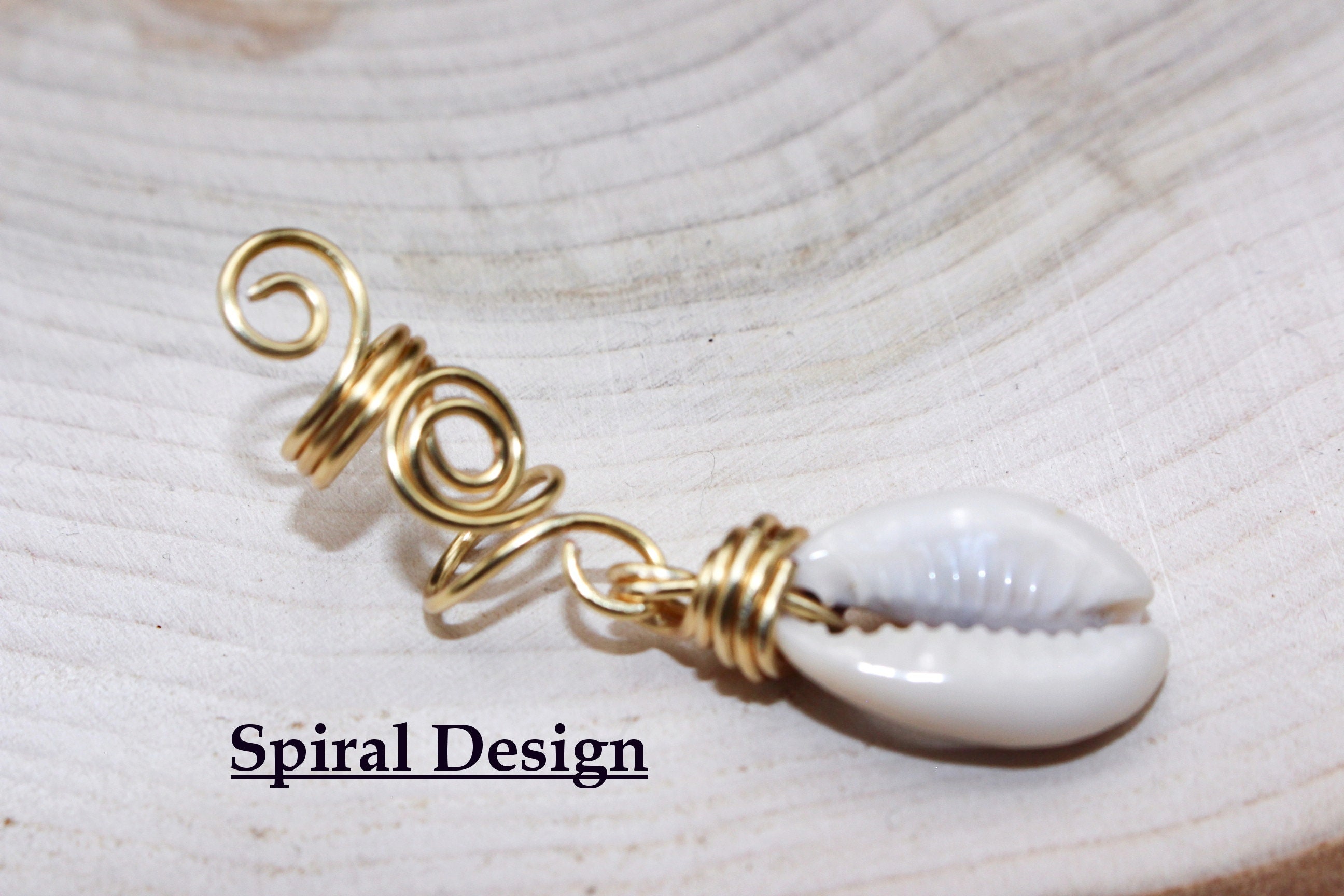 Cowrie Shell Hair Charms Cowry Loc Jewelry Handmade Hair | Etsy