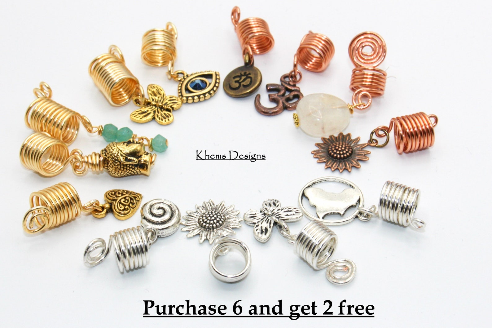Choose Your Charm Jewelry Talisman Loc Charms Metal Loc - Etsy