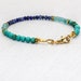 Communication Bracelet| Lapis LAZULI TURQUOISE and APATITE |throat ...
