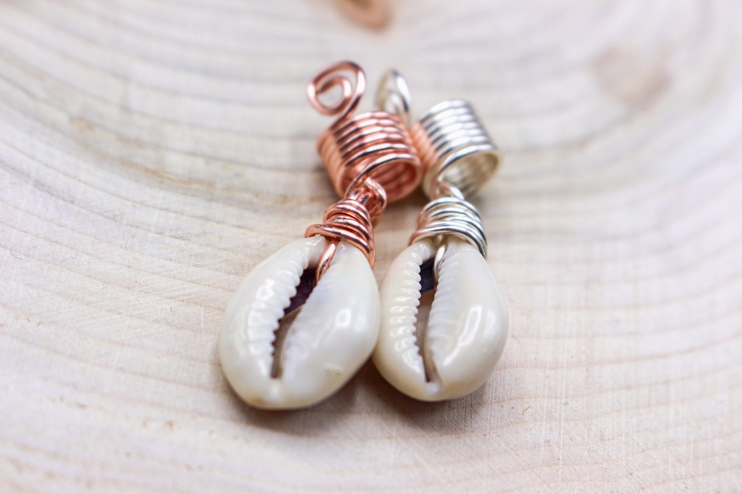 Cowrie Shell Hair Charms Cowry Loc Jewelry Handmade Hair - Etsy