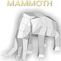 MAMMOTH 3D Papercraft / Digital File for Papercraft / Printable PDF ...