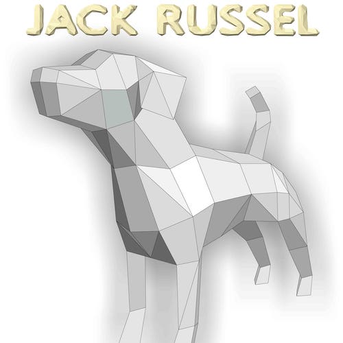 Papercraft Jack Russel Download 2018 Year of the Dog - Etsy