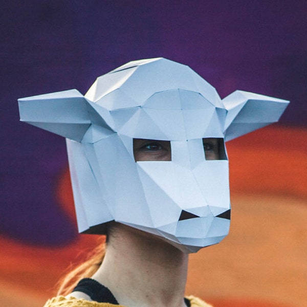 Lamb Mask - Etsy