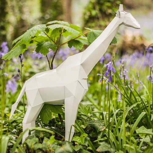 Giraffe Printable Papercraft Template Paper Model - Etsy UK