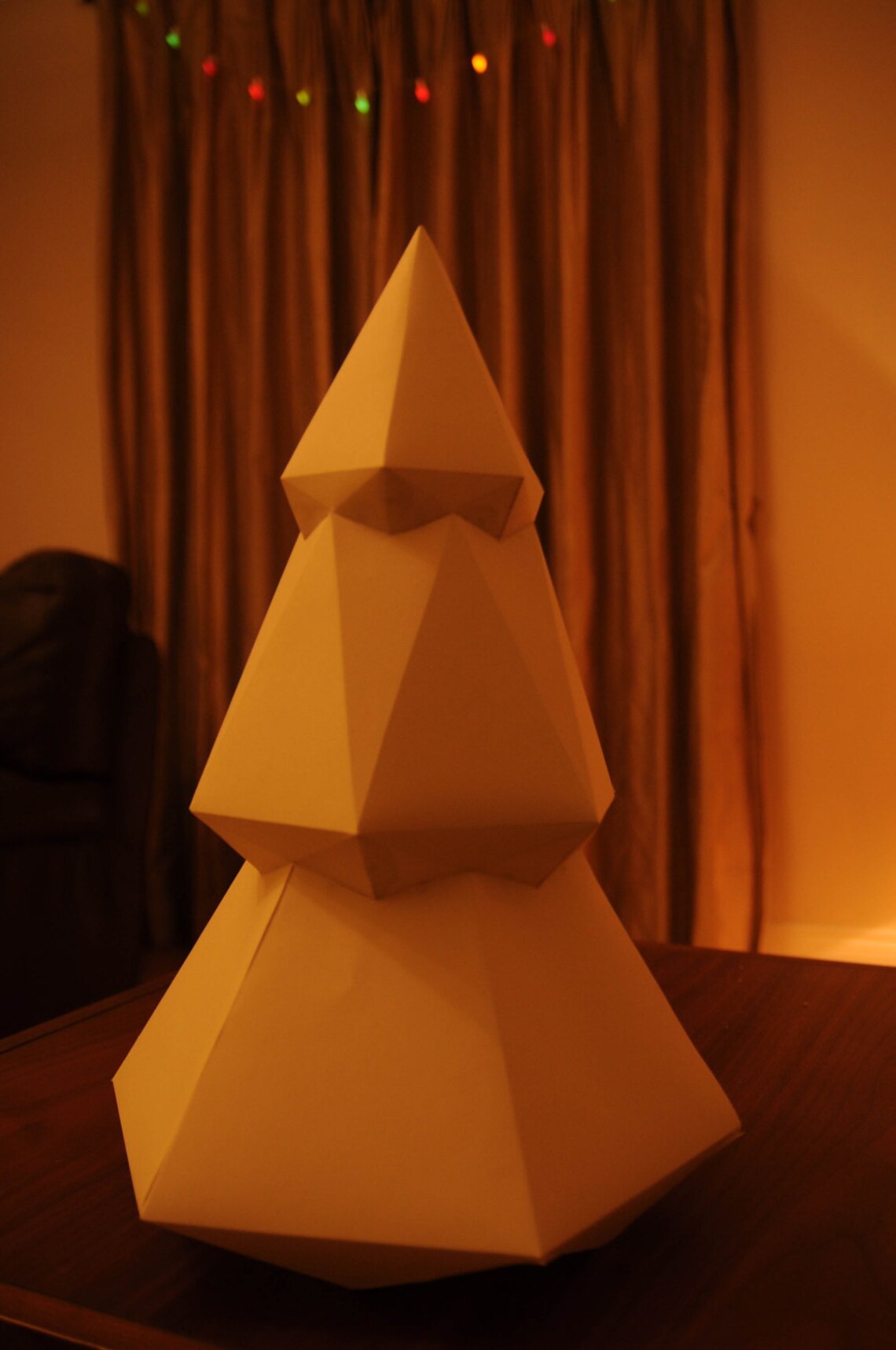 Printable Christmas Tree Papercraft Decoration Instant | Etsy