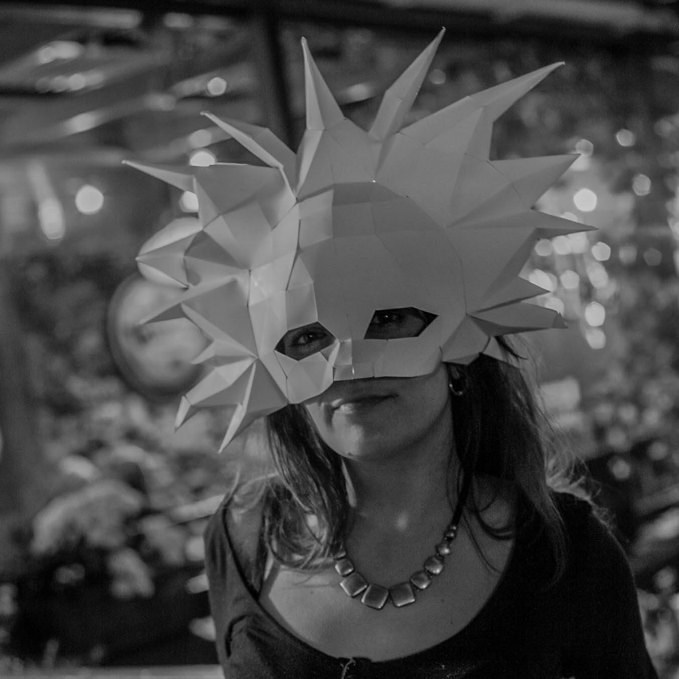 Sun Masquerade Carnival Mask Papercraft Template Festival - Etsy