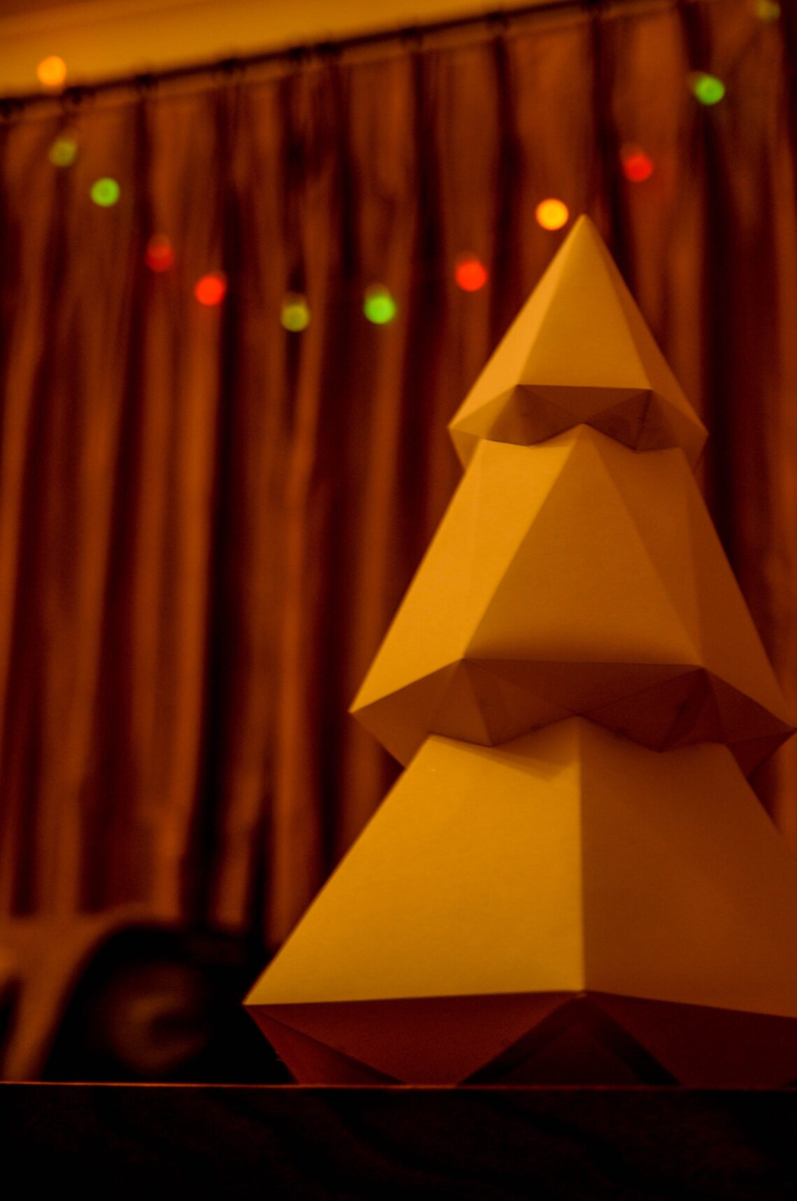 Printable Christmas Tree Papercraft Decoration Instant | Etsy