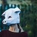 Paper Pig Mask, Papercraft Template, Party Mask, DIY Instant Download ...