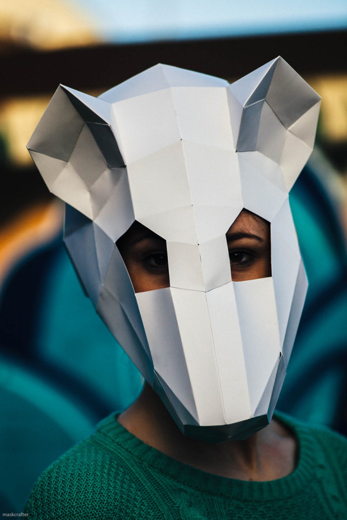 Papercraft Rat Mask Papercraft Template Printable Mask DIY - Etsy Australia