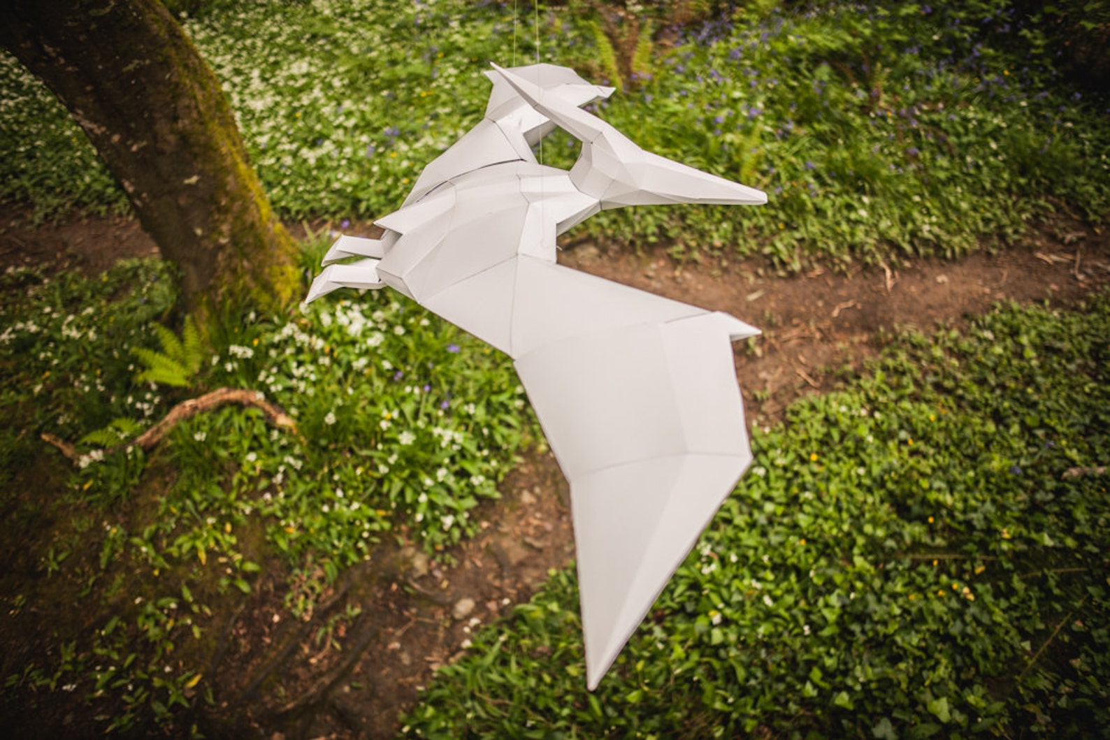 Pet Pteranodon, 3d Papercraft Dinosaur Template. Printable Pdf. Boys ...