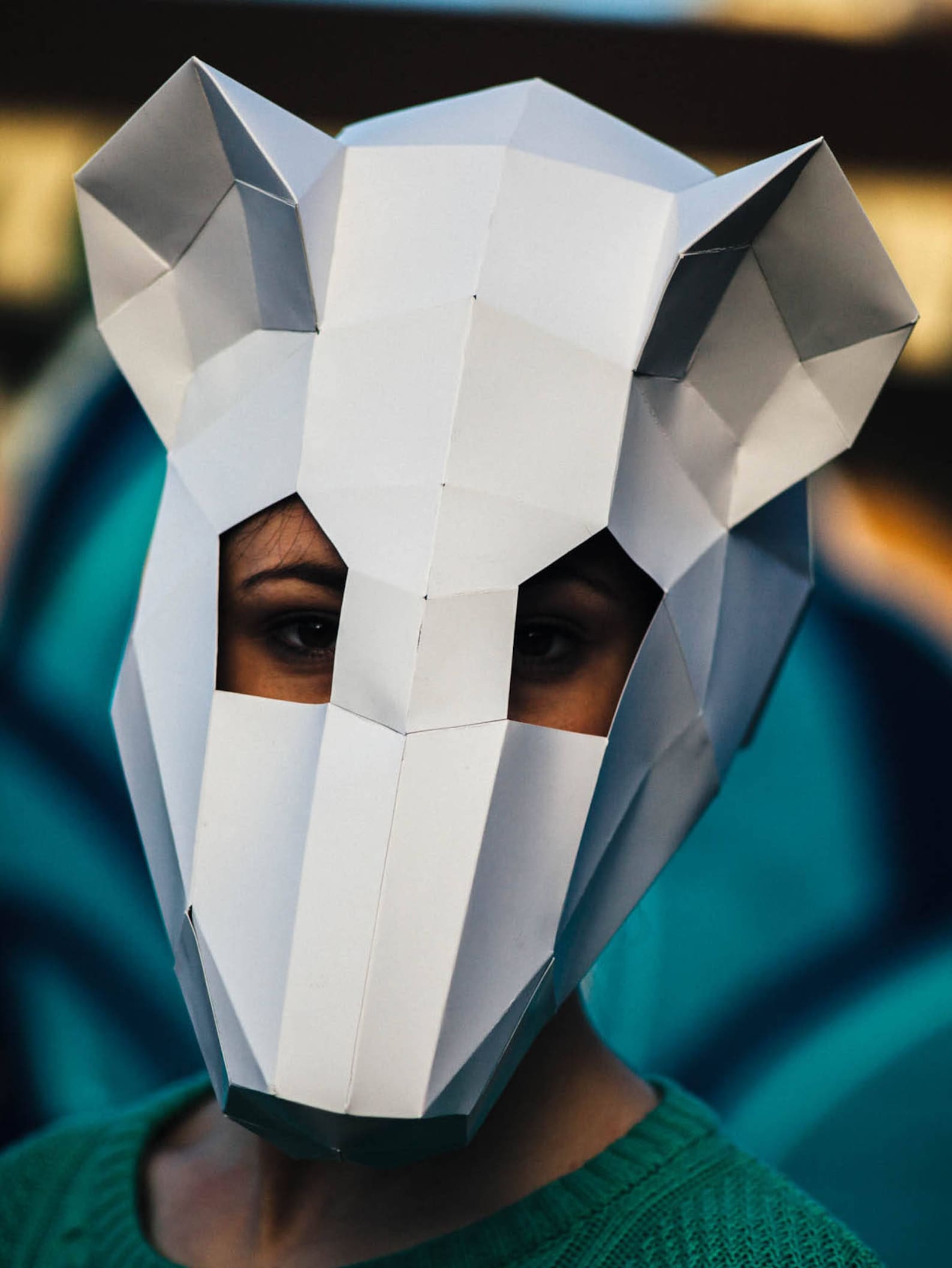 Papercraft Rat Mask, Papercraft Template, Printable Mask, DIY Digital ...