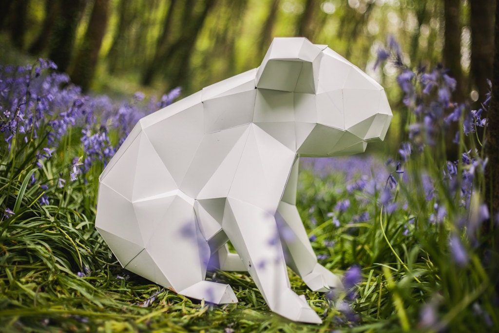 Paper Koala, 3d Papercraft Template, Paper Forest Pet, From Australia ...
