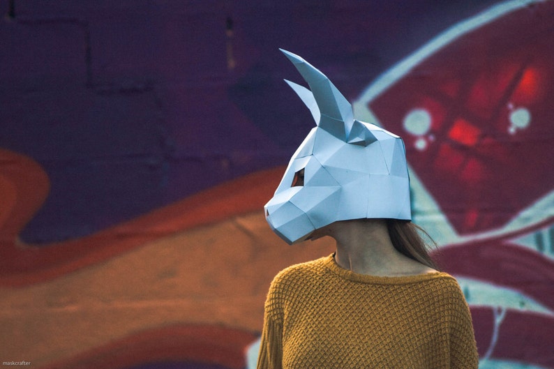 Paper Bull /ox Mask Papercraft Template Festival Mask DIY - Etsy