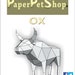 Ox /bull, Papercraft Template, Instant Download - Etsy