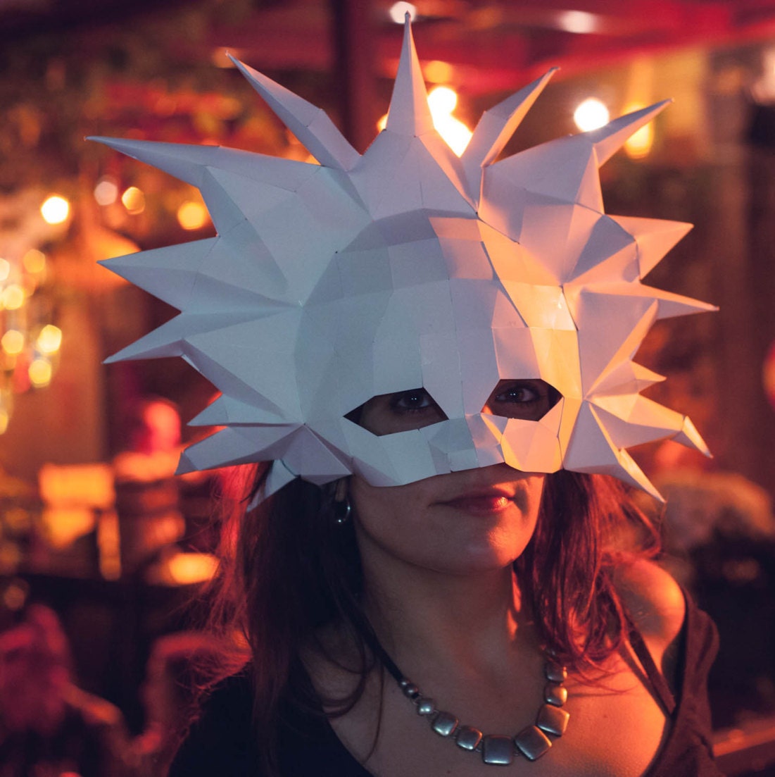 Sun Masquerade Carnival Mask Papercraft Template Festival - Etsy