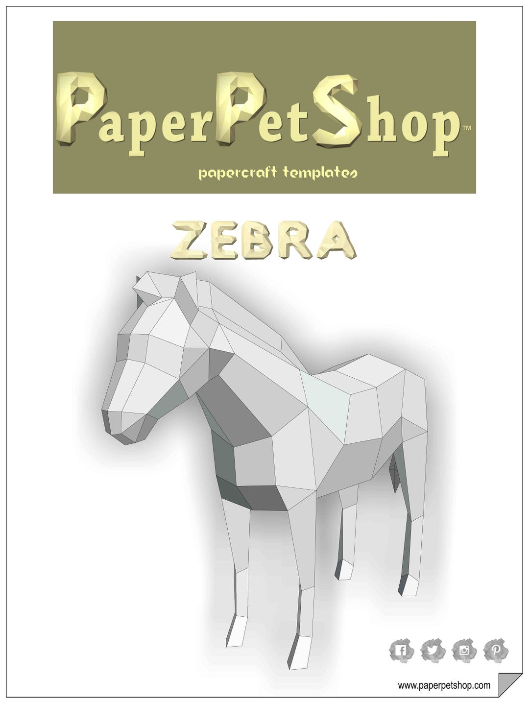 Minecraft Horse Papercraft Templates