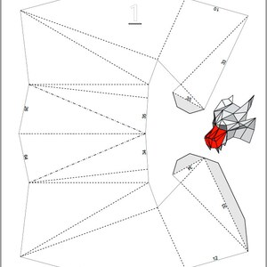Papercraft Medieval Dragon Mask, Printable Mask, DIY Instant Halloween ...