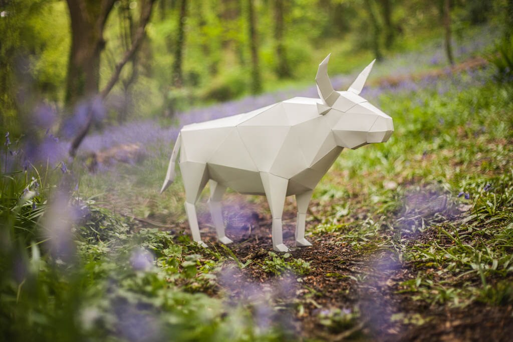 Ox /bull Papercraft Template Instant Download - Etsy Denmark