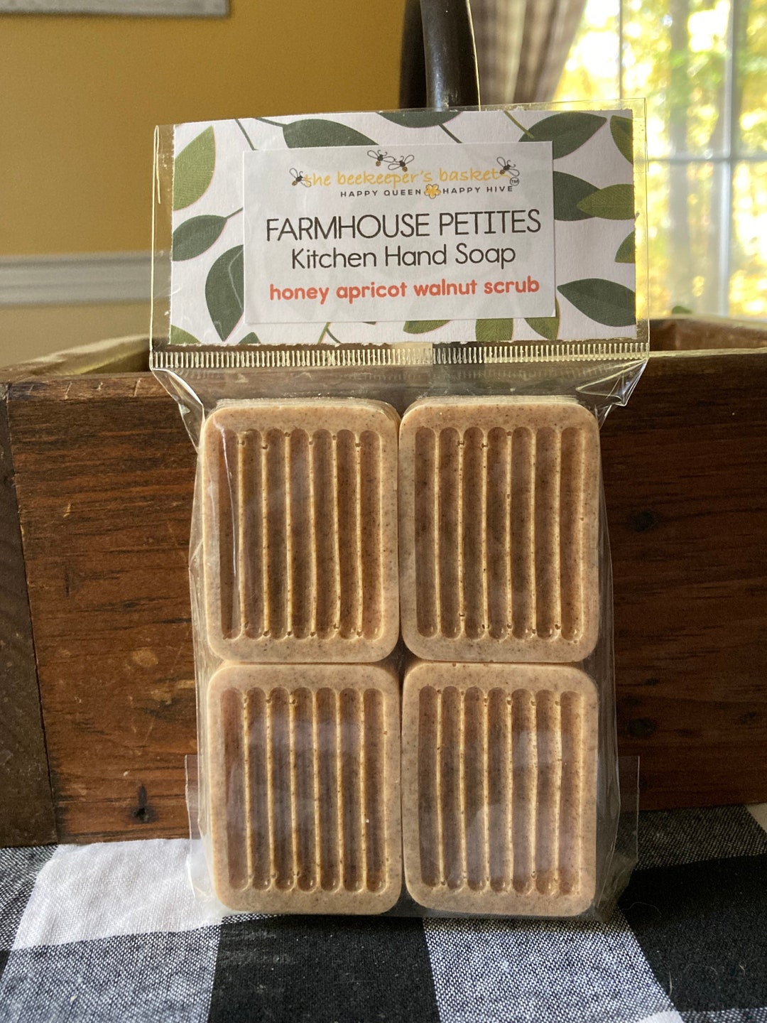 Farmhouse Petites Honey Apricot Walnut Kitchen Hand Soap Scrub ...