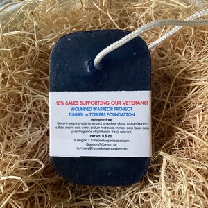 The Patriot Glycerin Soap on A Rope Bar, Scented Soap, Glycerin Soap ...