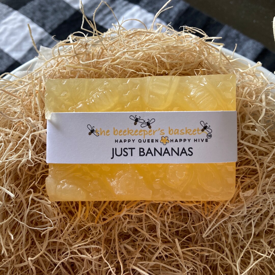 Just Bananas Honeybee Glycerin Body Bar, Detergent-free Soap, Bee Soap ...