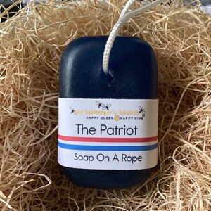 The Patriot Glycerin Soap on A Rope Bar, Scented Soap, Glycerin Soap ...