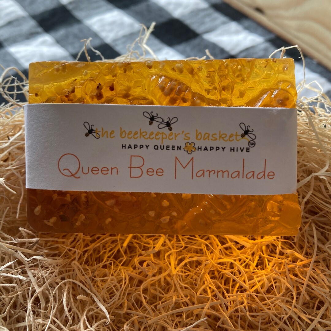 Queen Bee Marmalade Honeybee Glycerin Soap, Bee Soap, Calendula Soap ...