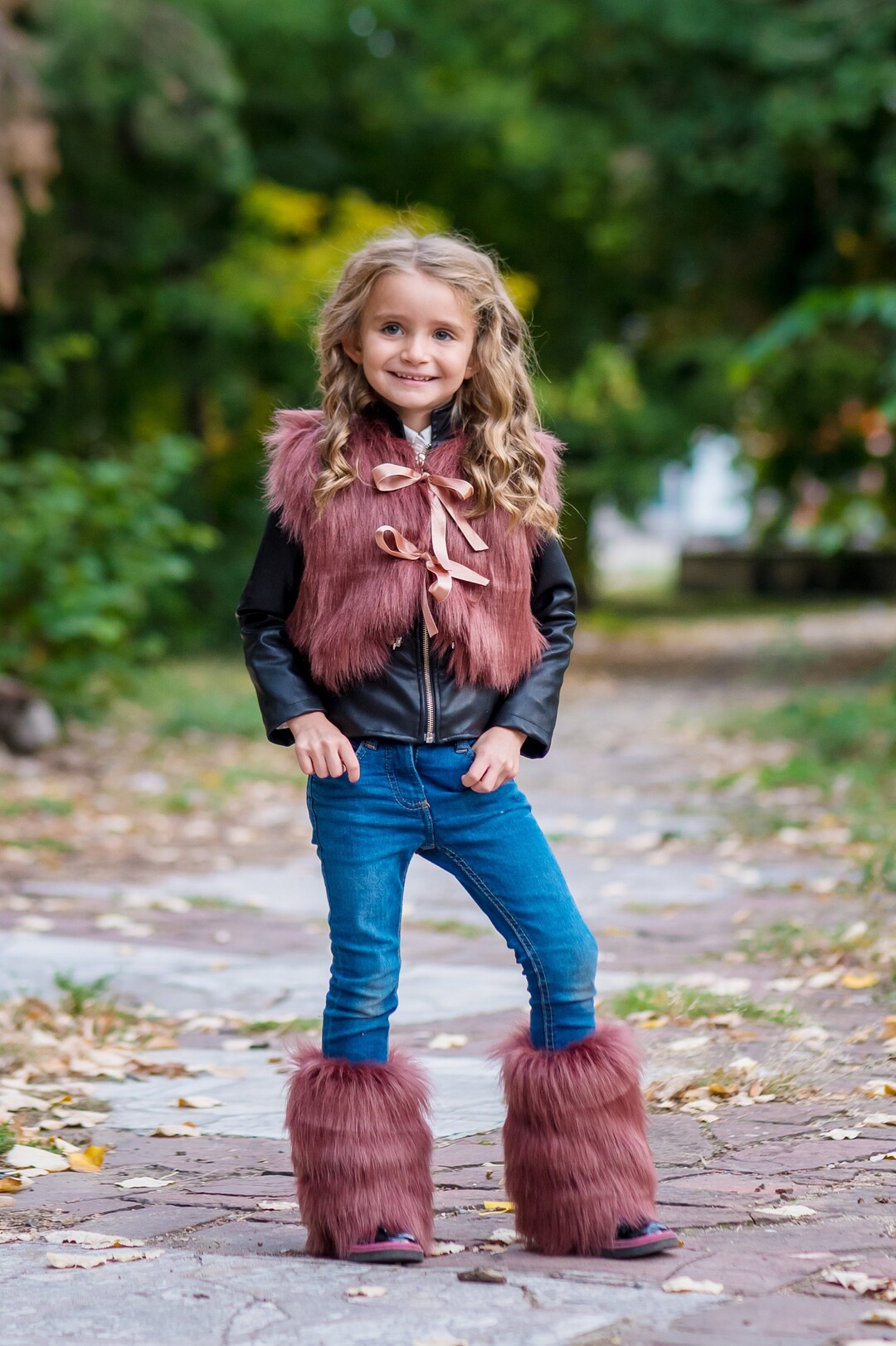 Faux Fur Coat Toddler Eco Fur Vest Girls Fur Vest Girls Furry Coat Girl ...
