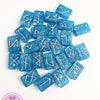 Baby Blue Resin Runes and Hot Pink Inlay Elder Futhark Runes Norse ...