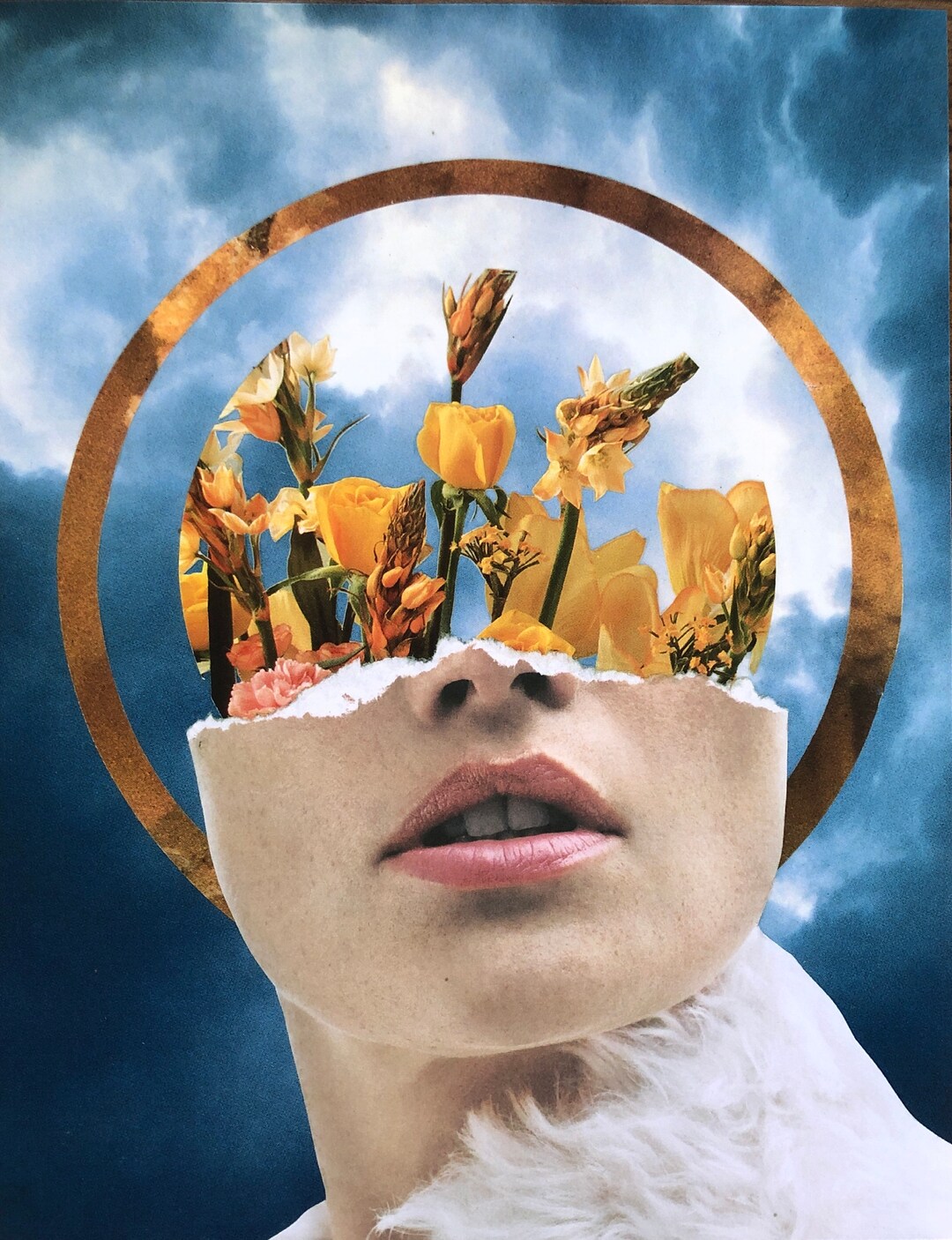 Isolation Series * Paper Collage Art Print * 8.5 X 11 * by Okay Collage ...