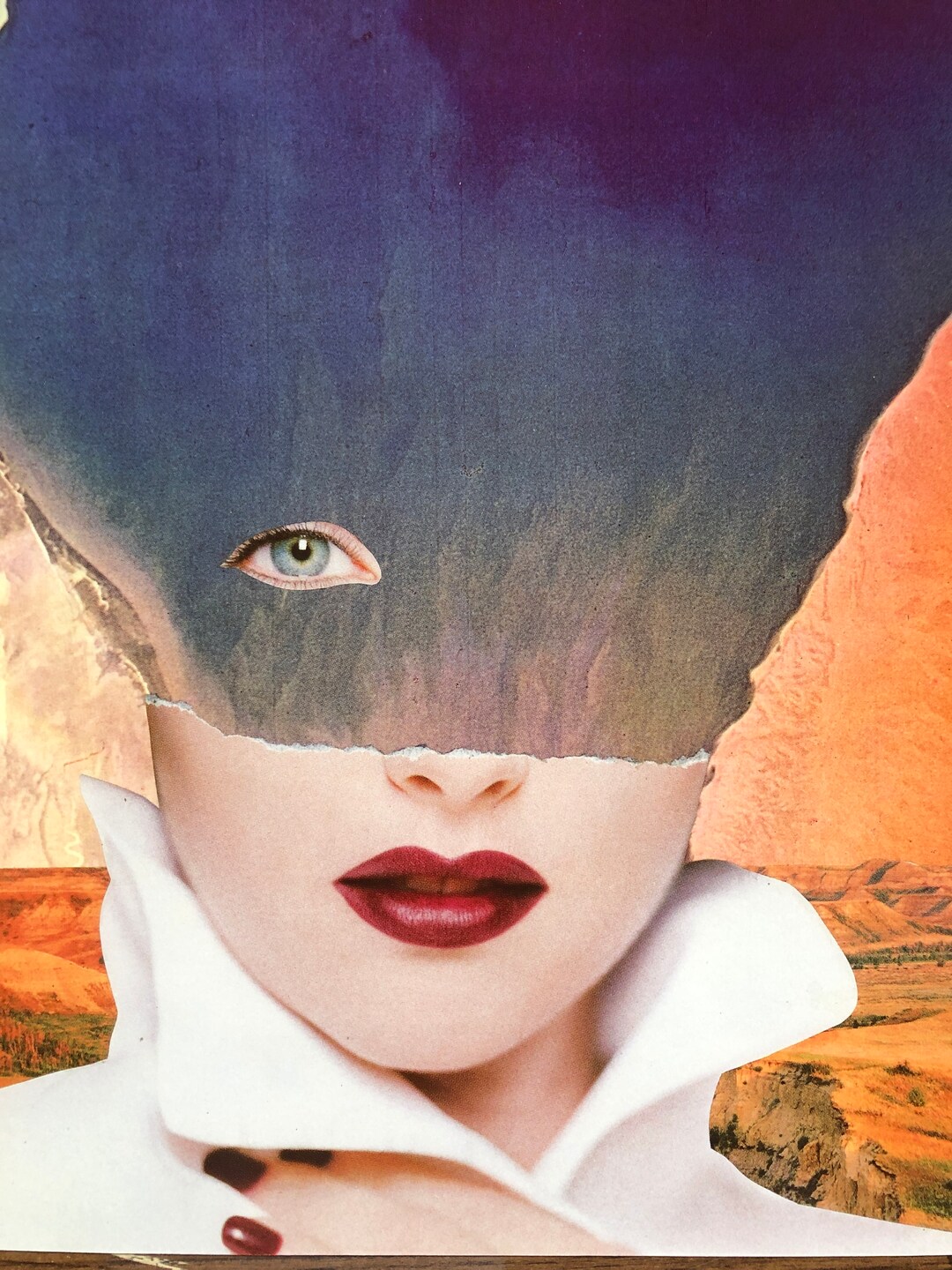 Isolation Series * Paper Collage Print * 11 X 14 3/4 * by Okay Collage ...