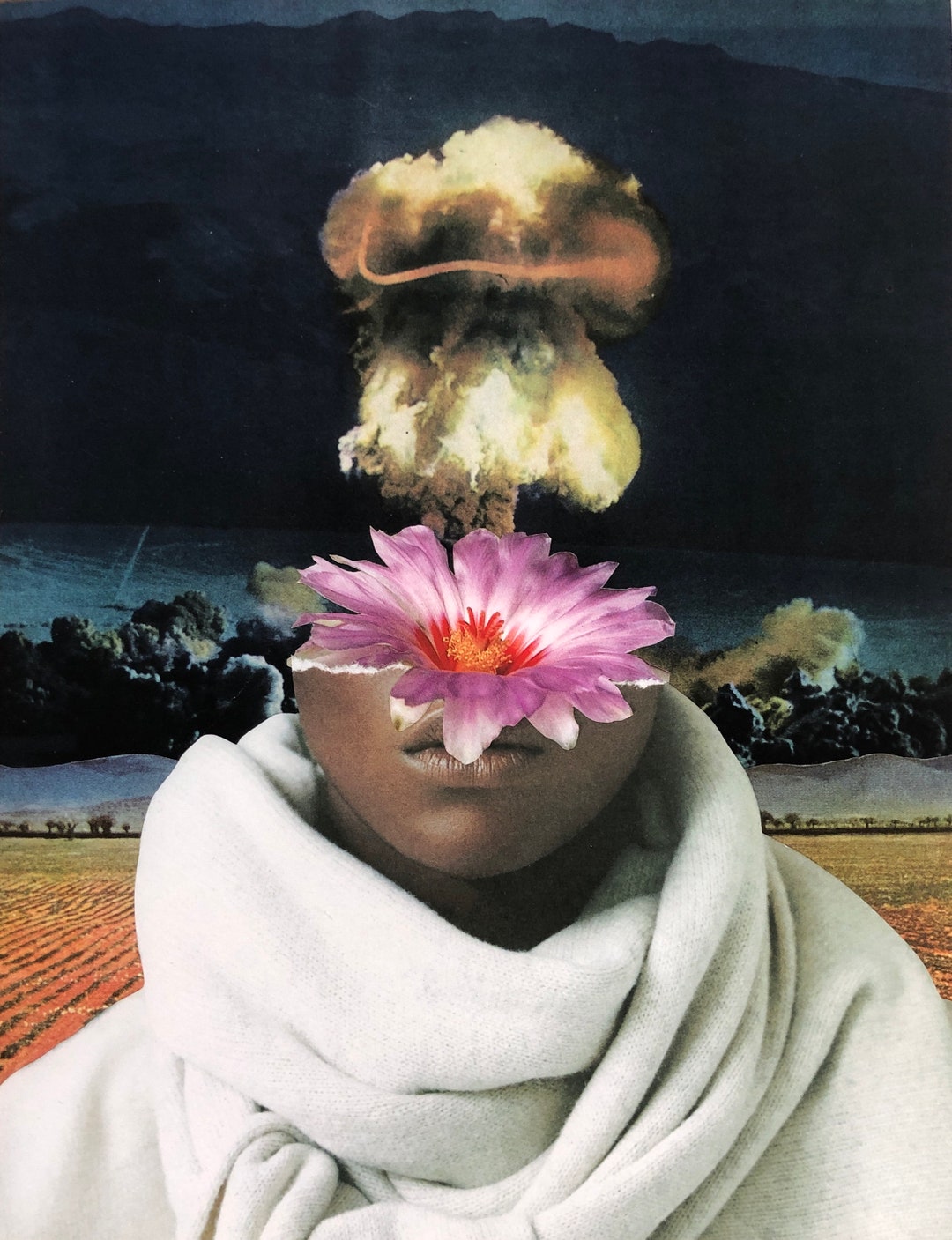 Isolation Series * Paper Collage Print * 8.5 X 11 * by Okay Collage ...