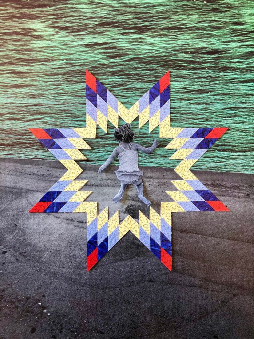 Paper Collage Original Art * Stars N Leaps * by Okay Collage * Free ...