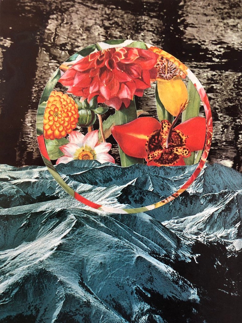 Paper Collage Original Art * Truth Doesn't Make a Noise * by Okay ...